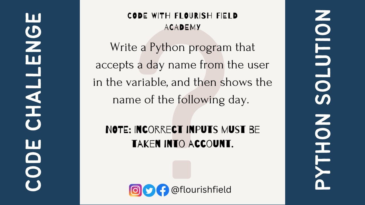 Python Coding Challenge Solution Part 2 Using List Youtube