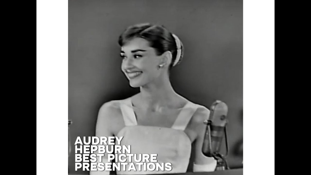 Audrey Hepburn S 4 Best Picture Presentations At The Oscars Youtube