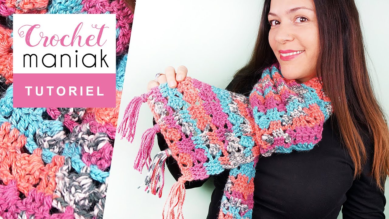 Tuto écharpe Au Crochet Facile Et Rapide Pour Debutant Youtube