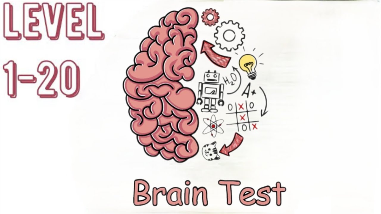 Brain Test Tricky Puzzles Level 1 To 20 Youtube