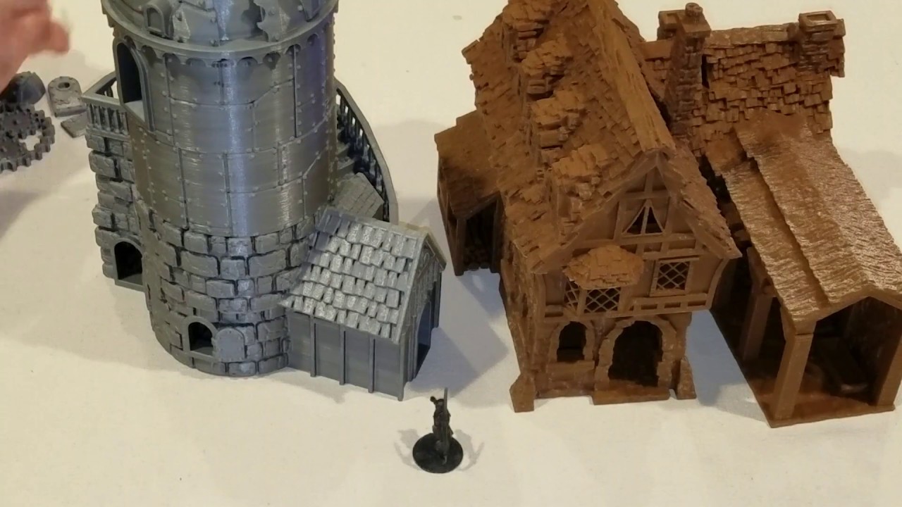 267 3d Printing For Wargames From Printable Scenery Files Youtube