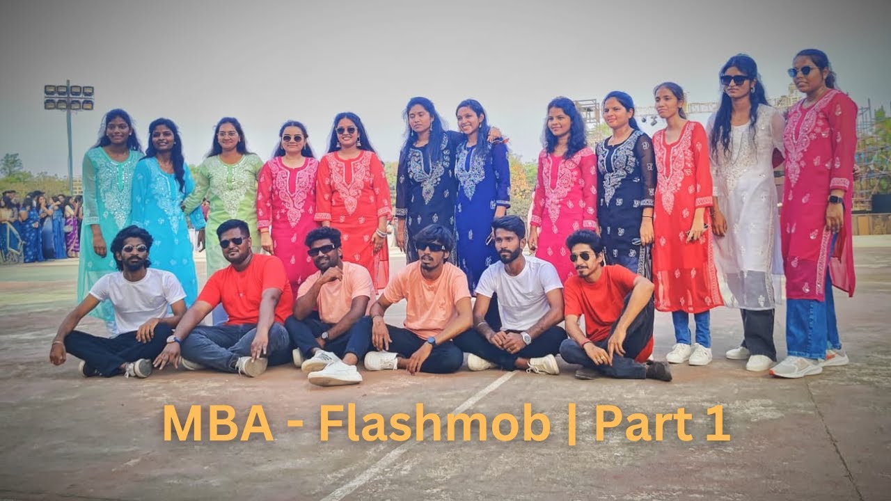 Mba Flashmob Vibha Part 1 Vbit Youtube