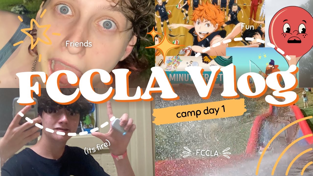 Vlog Day 1 Day In My Life At Fccla Camp Youtube