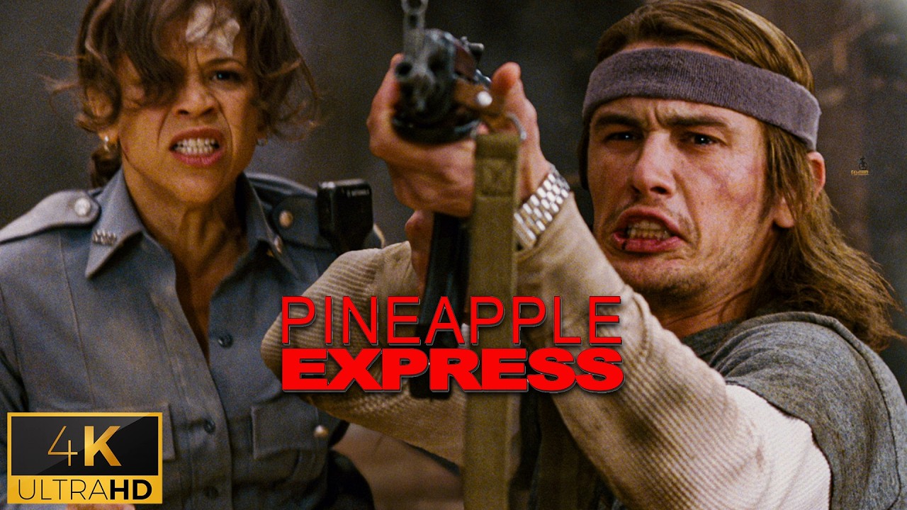 Pineapple Express Final Battle Explosions Guns Comedy Youtube
