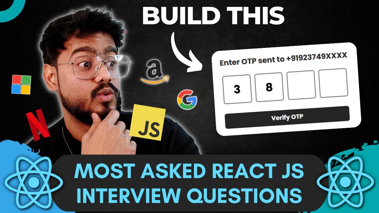 React Js Interview Questions Otp Login Frontend Machine Coding
