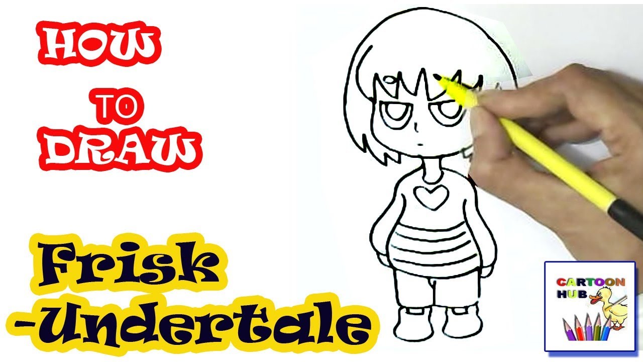 How To Draw Frisk Undertale In Easy Steps Step By Step For Beginners