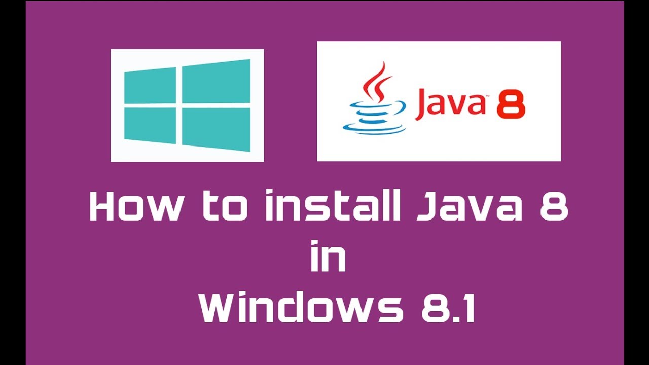Java 8 Oracle Jdk 8 Installation In Windows 8 1 Java Se 8 Update