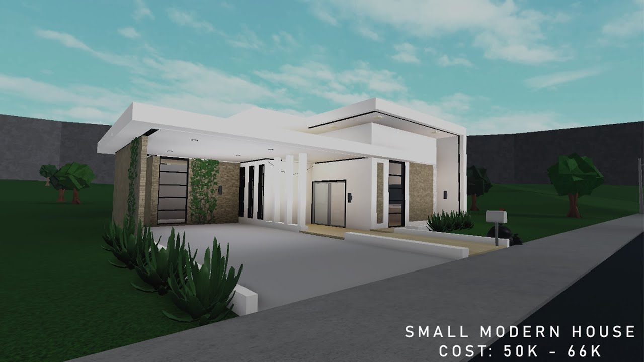 Bloxburg 50k Modern Roleplay House Youtube