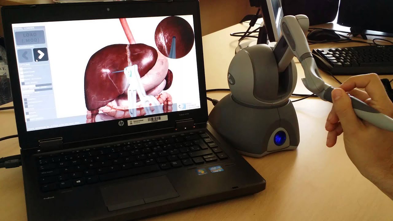 Laparoscopic Surgery Simulation With Haptic Feedback Youtube