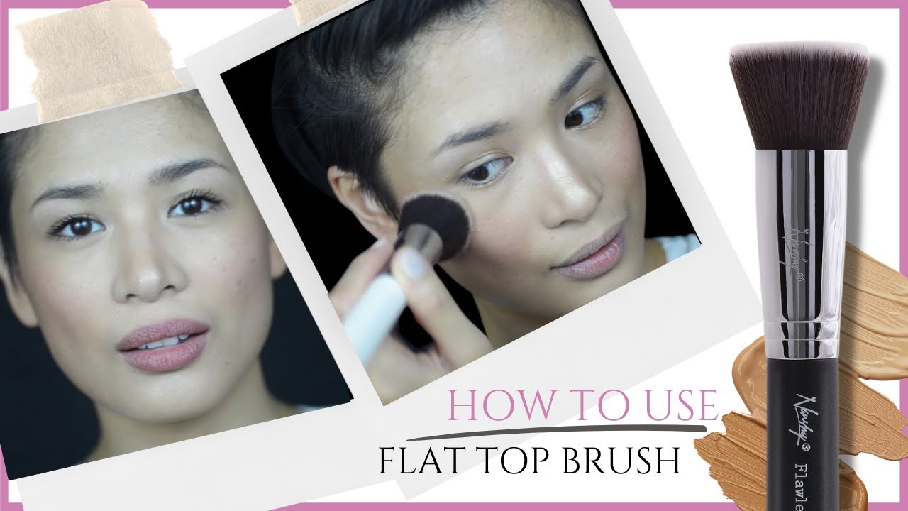 How To Use A Foundation Makeup Brush Saubhaya Makeup