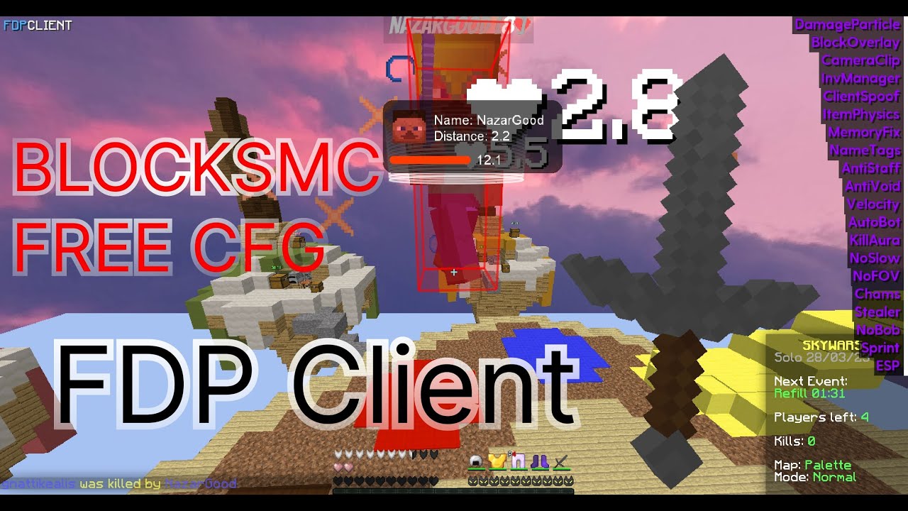 Fdp Client Free Better Config Insane Bypass Killaura And Scaffold