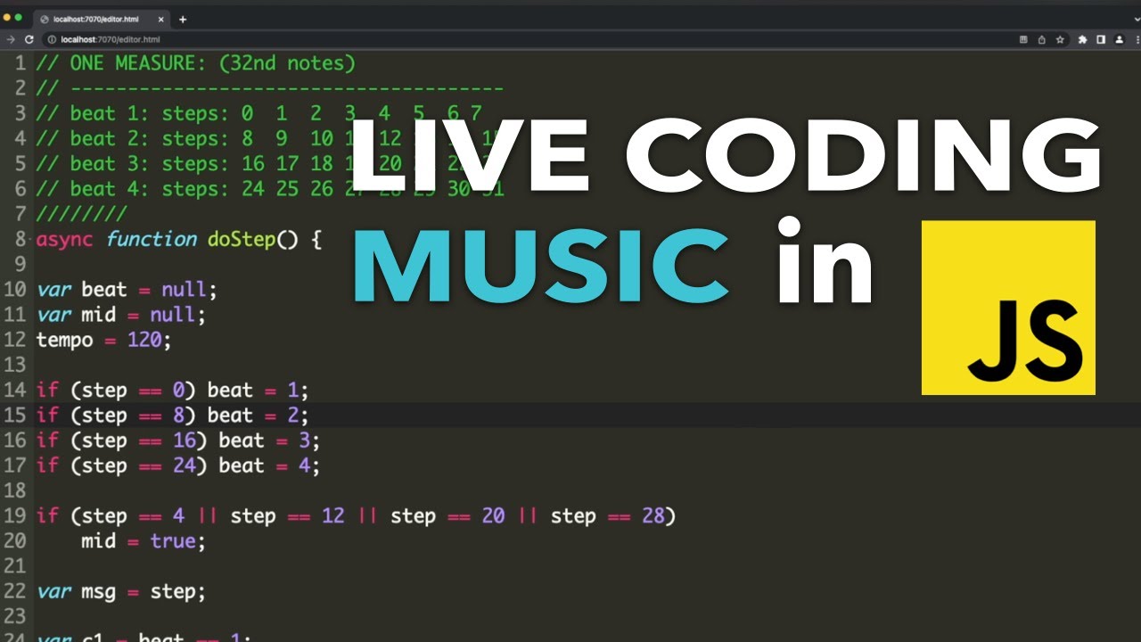 Dressed Like A Guest Live Coding A Rap Song In Javascript Youtube