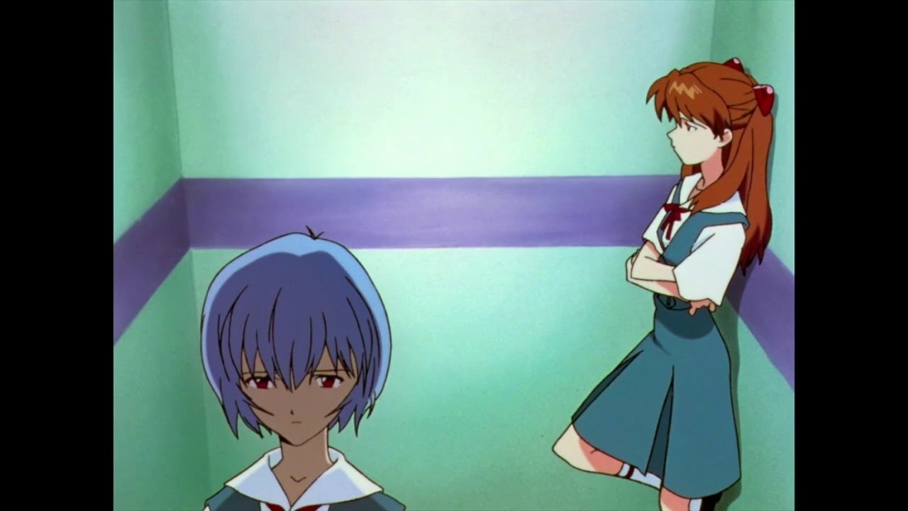 Neon Genesis Evangelion Elevator Scene Netflix Dub Youtube