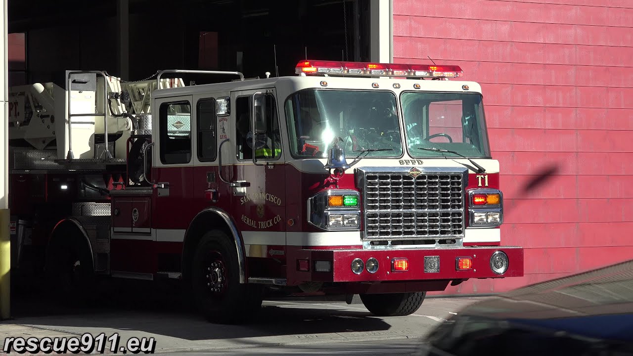 San Francisco Engine 1 Truck 1 Sffd Youtube