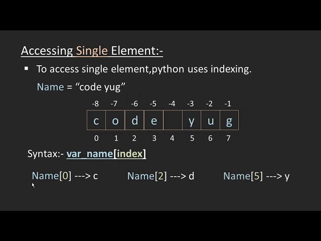 23 Python Tutorial String Slicing In Python Hindi
