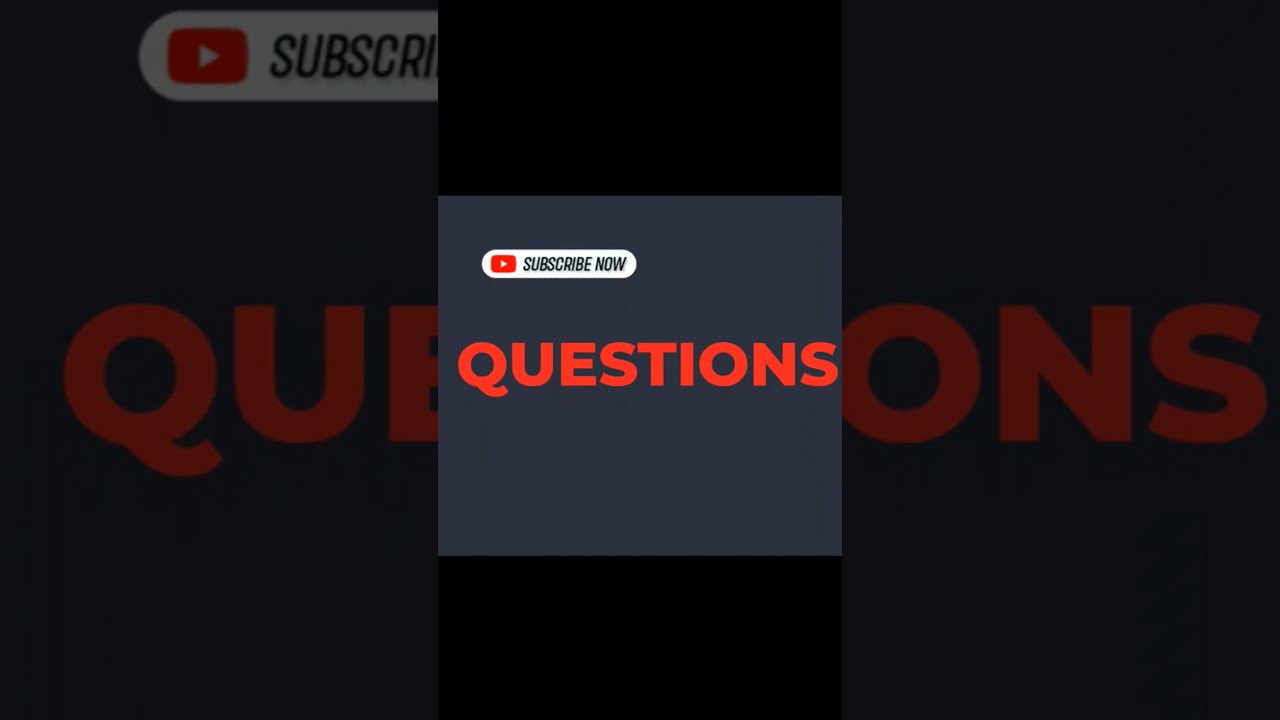 Questions Youtube