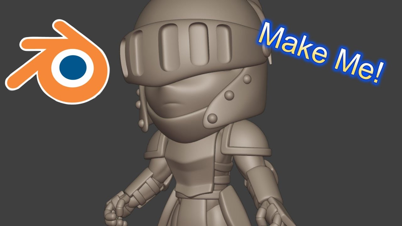 How To Make Basic Armor Blender Tutorial Youtube
