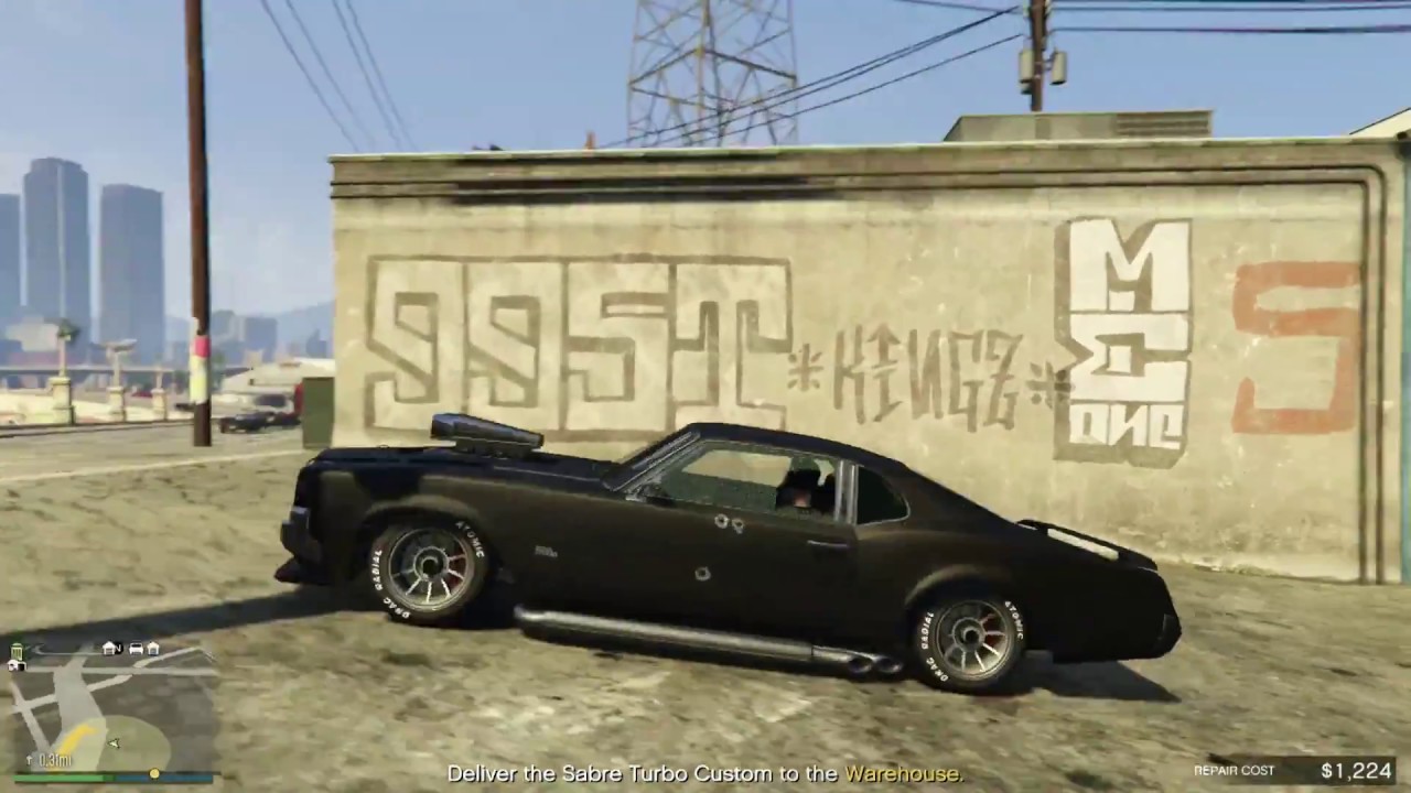 Gta Online Import Export Deliver The Sabre Turbo Custom Youtube