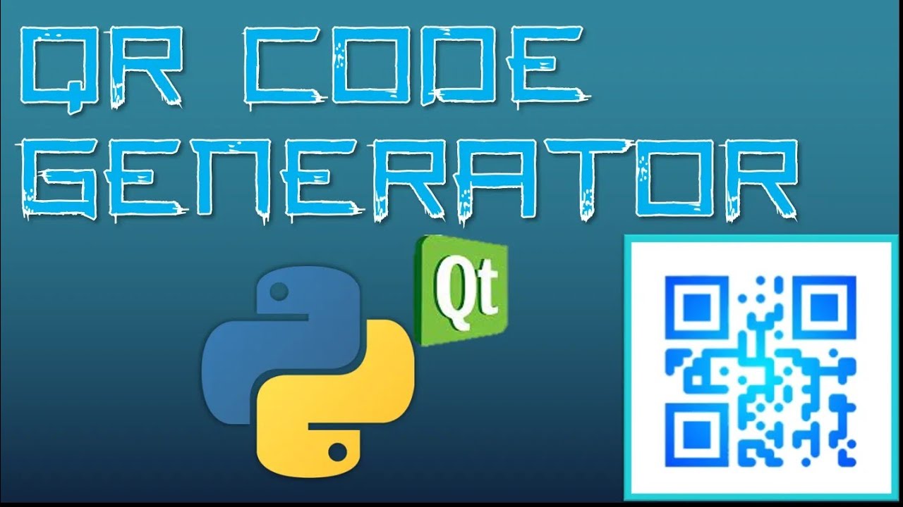 Qr Code Generator Python Pyqt5 Gui Application Python Tutorial For