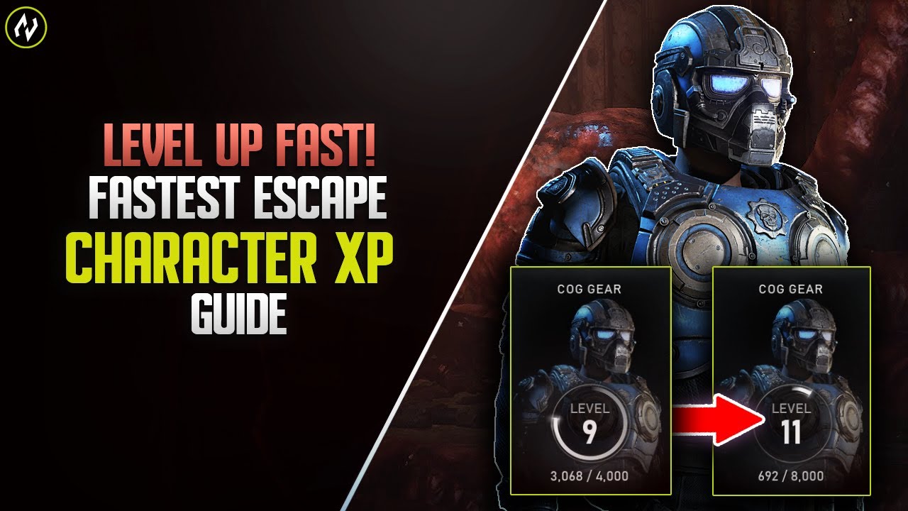 Gears 5 Fast Character Xp Escape 10k In 10 Minutes Youtube
