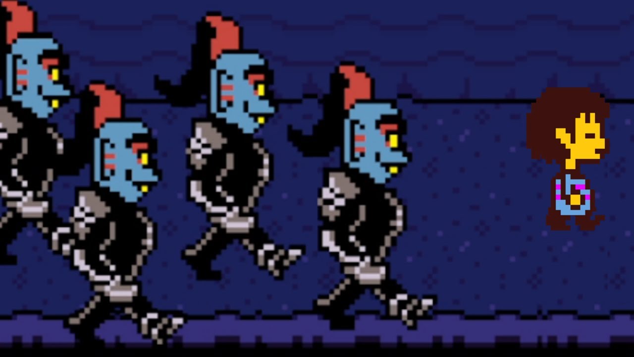 Undertale But Undyne Always Chases Me Youtube
