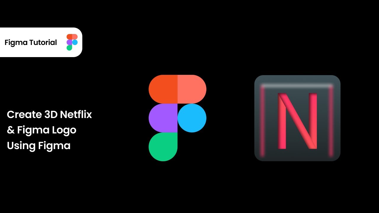 Designing Netflix Figma Logo In 3d Using Figma Youtube