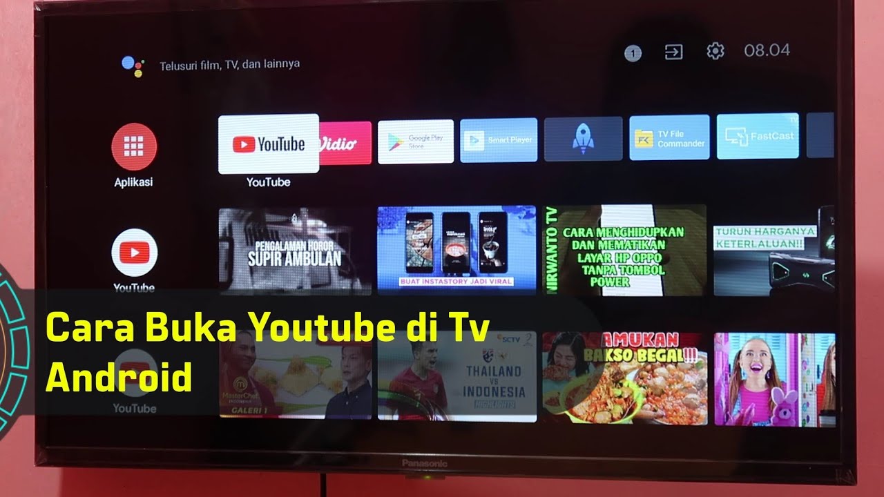 Cara Buka Di Tv Android Youtube