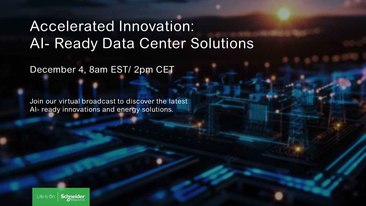 Accelerated Innovation Ai Ready Data Center Solutions Schneider