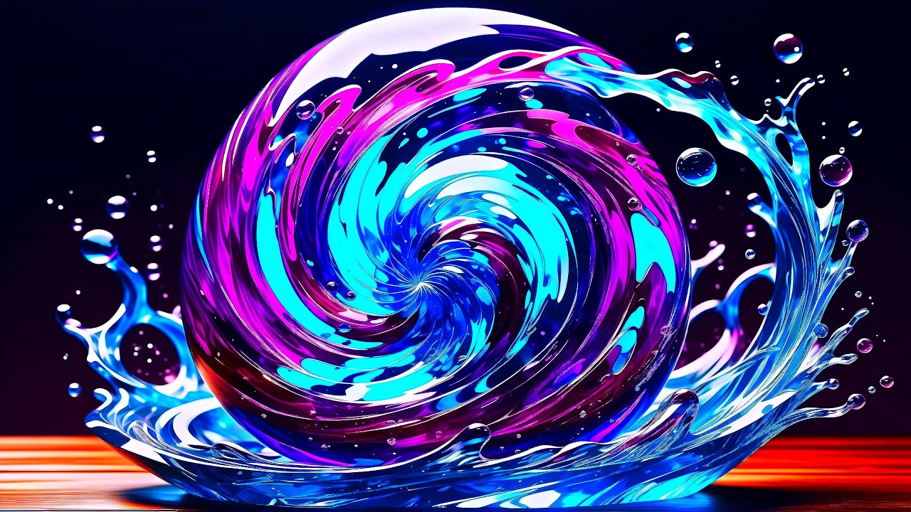 Clear Vortex Abstract Tv Screensaver No Sound 4k Background Youtube