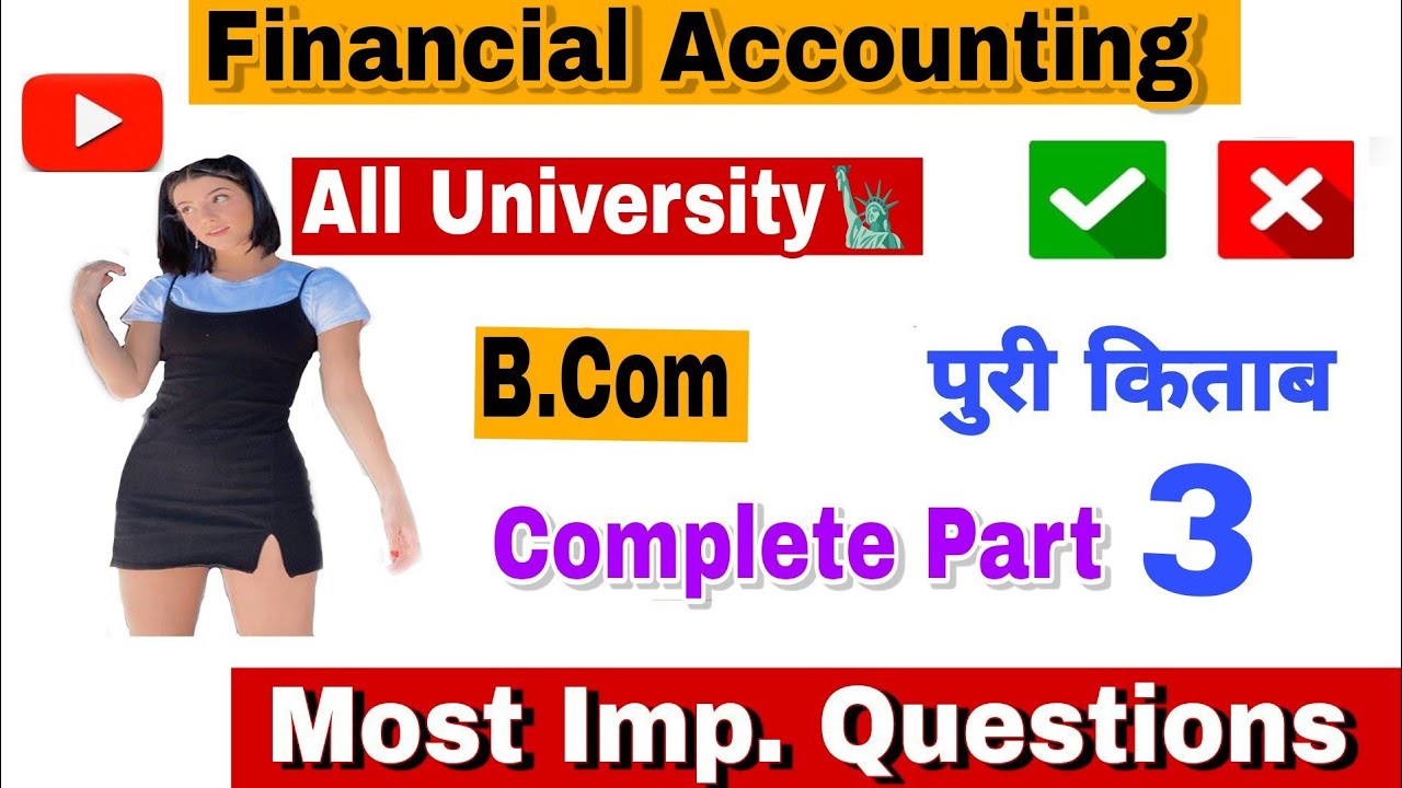 Financial Accounting Important Questions Financial Accounting V V Most