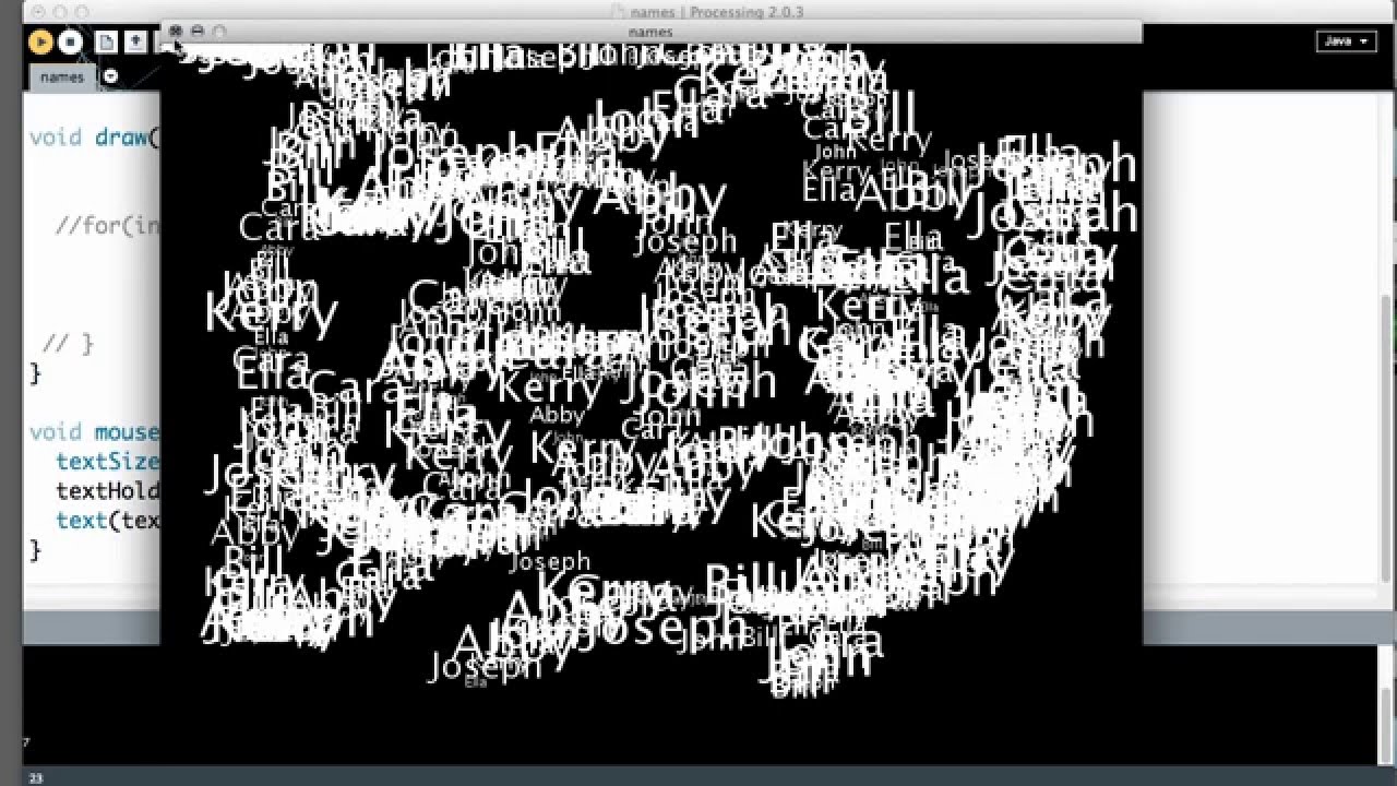 Processing Tutorials The Array Youtube