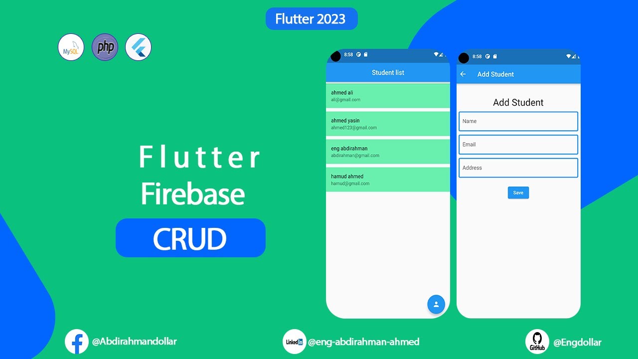 Flutter Firebase Crud Create Read Update Delete Part I Youtube