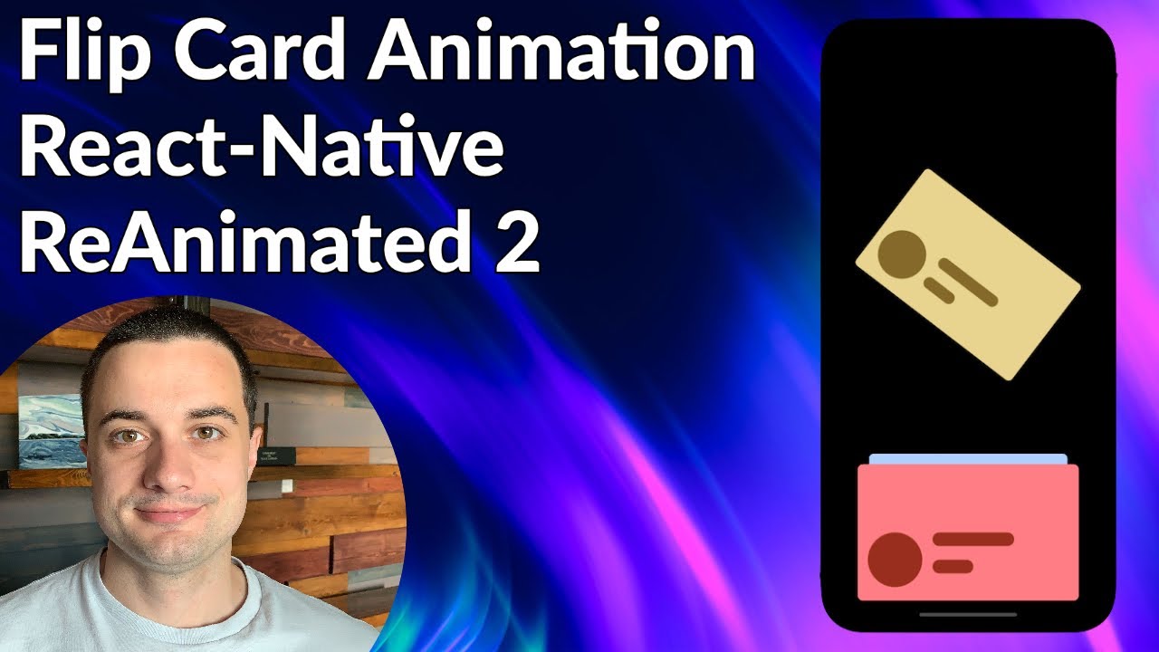 Flip Card Animation In React Native Re Animated 2 Youtube