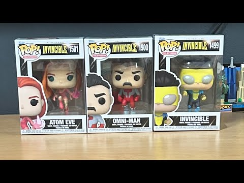 Unboxing Van De Funko Invincible Atom Eve Omni Man Invincible