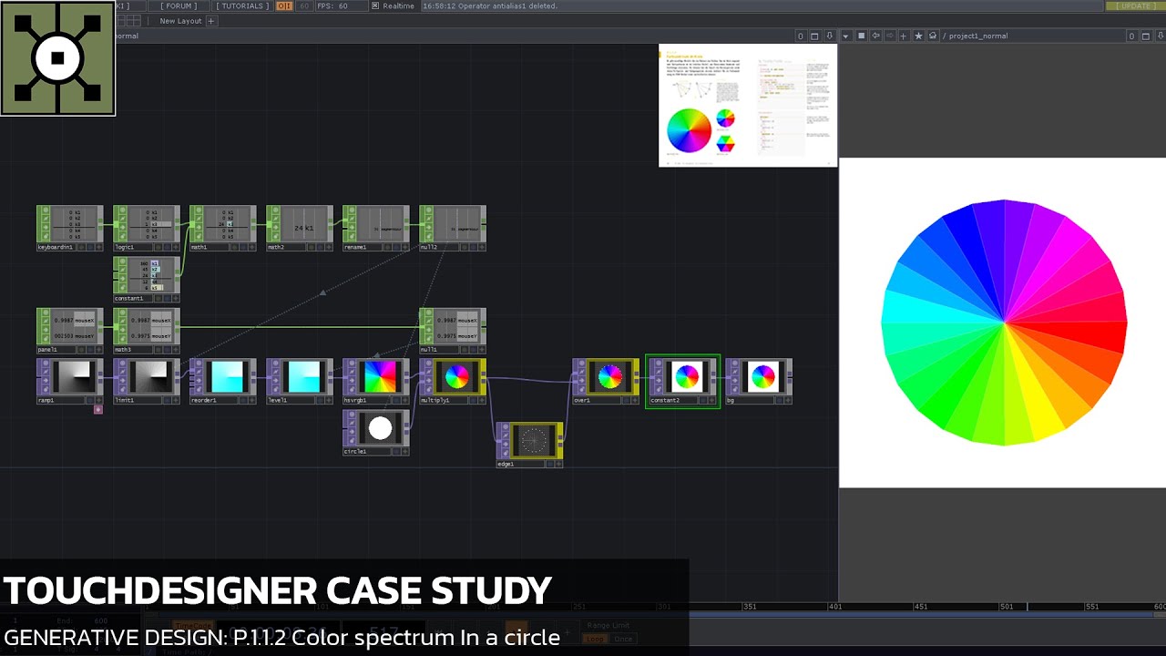 Touchdesigner Tutorial 24 Case Study Generative Design P 1 1 2