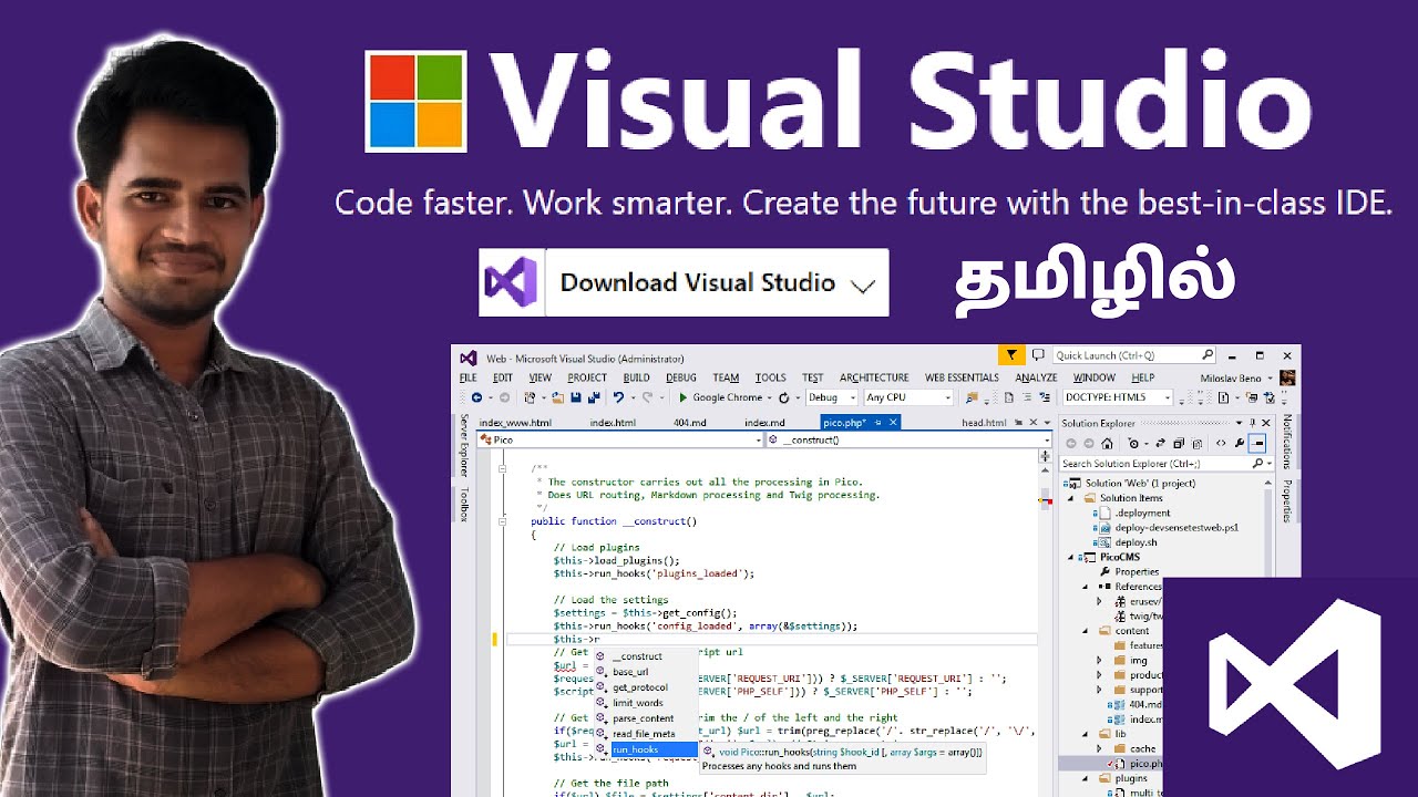 Microsoft Visual Studio Complete Installation Guide In Tamil Youtube