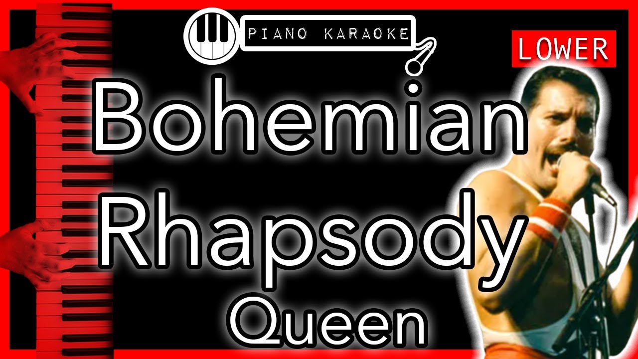Bohemian Rhapsody Queen Piano Karaoke Instrumental Chords Chordify
