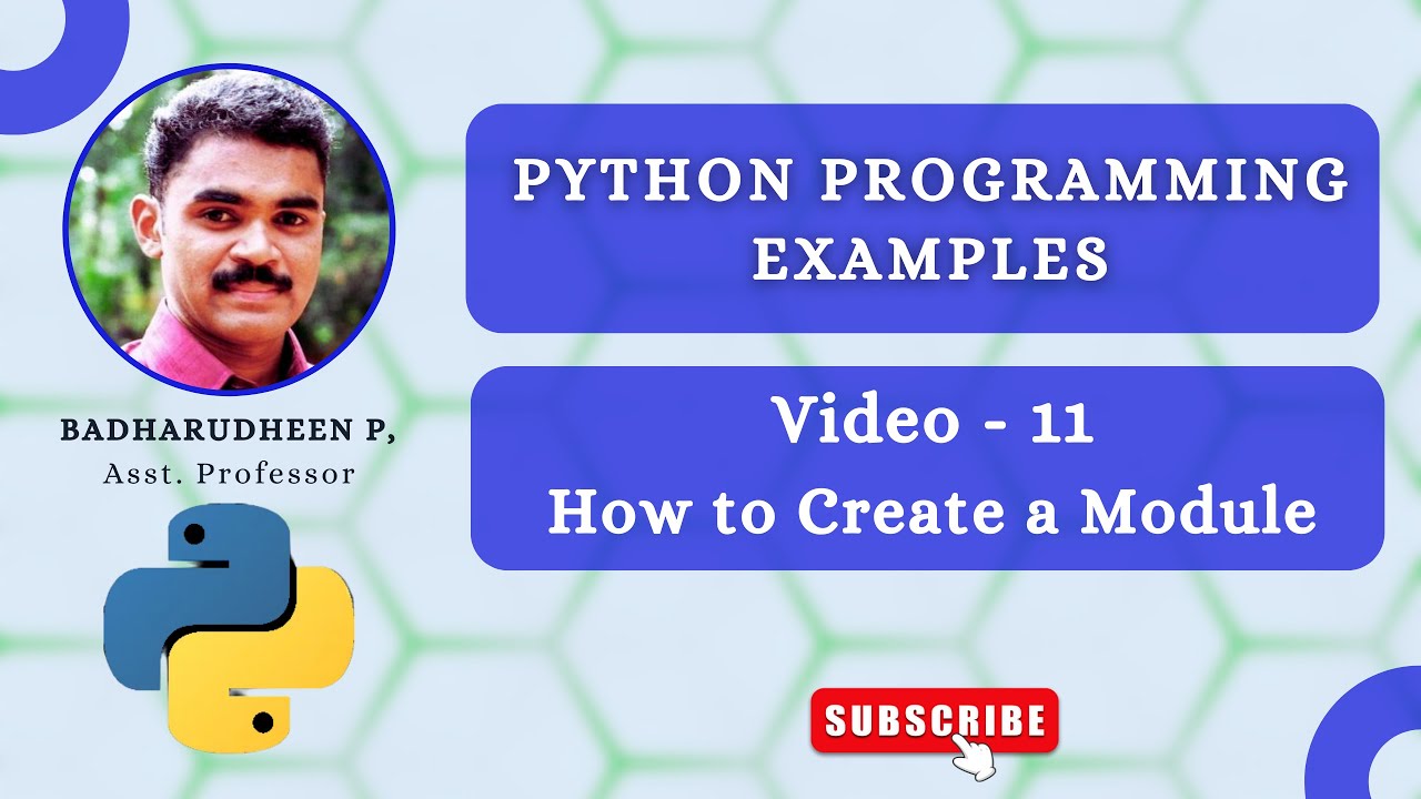 11 Creating A Module In Python Youtube