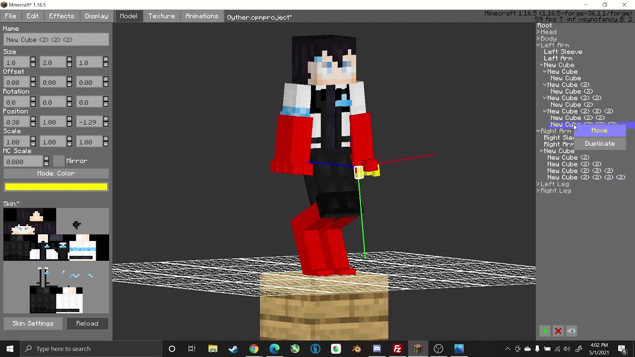 Custom Player Models Templates