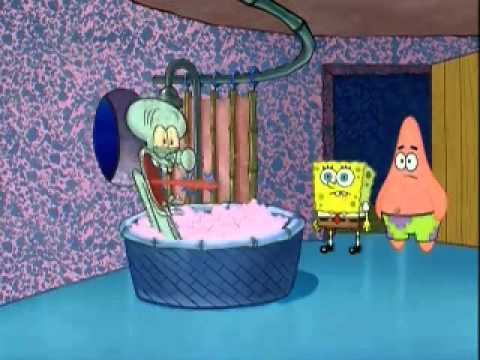 Spongebob And Patrick Interupt Squidward S Bath Youtube