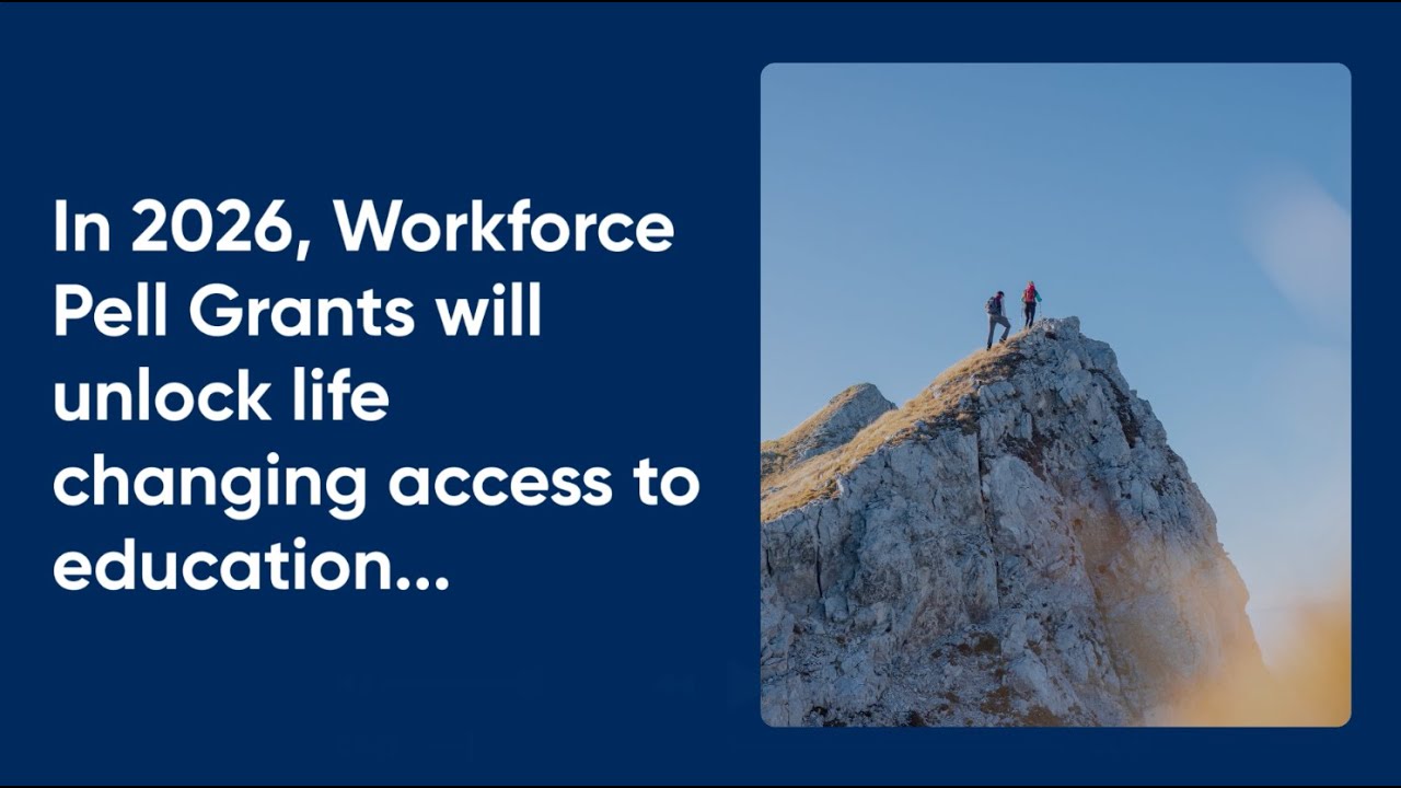 Workforce Pell Grants Is Your Ce Program Ready Youtube