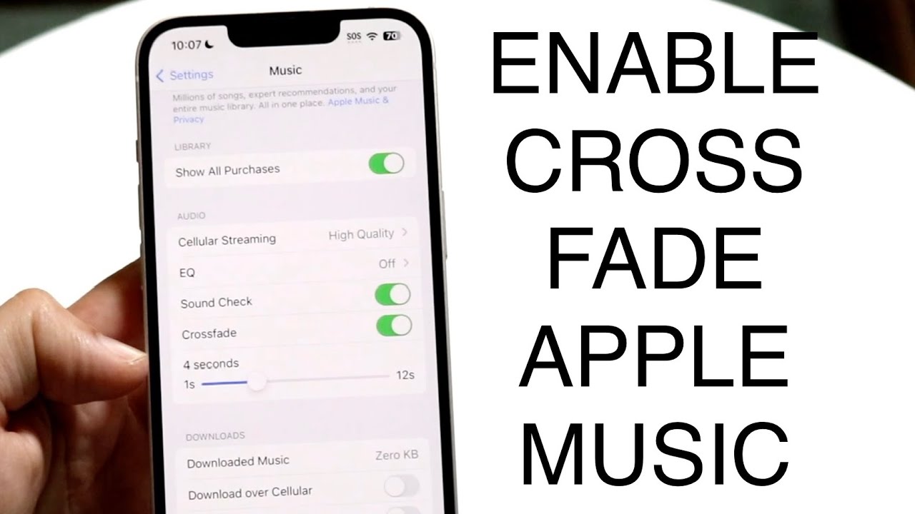 How To Enable Crossfade In Apple Music Youtube