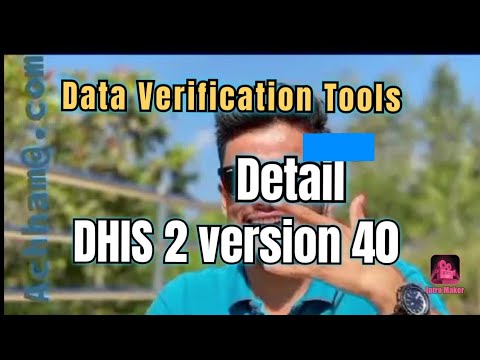 Data Verification Tools In Dhis 2 Version 40 म कसर गर न Youtube