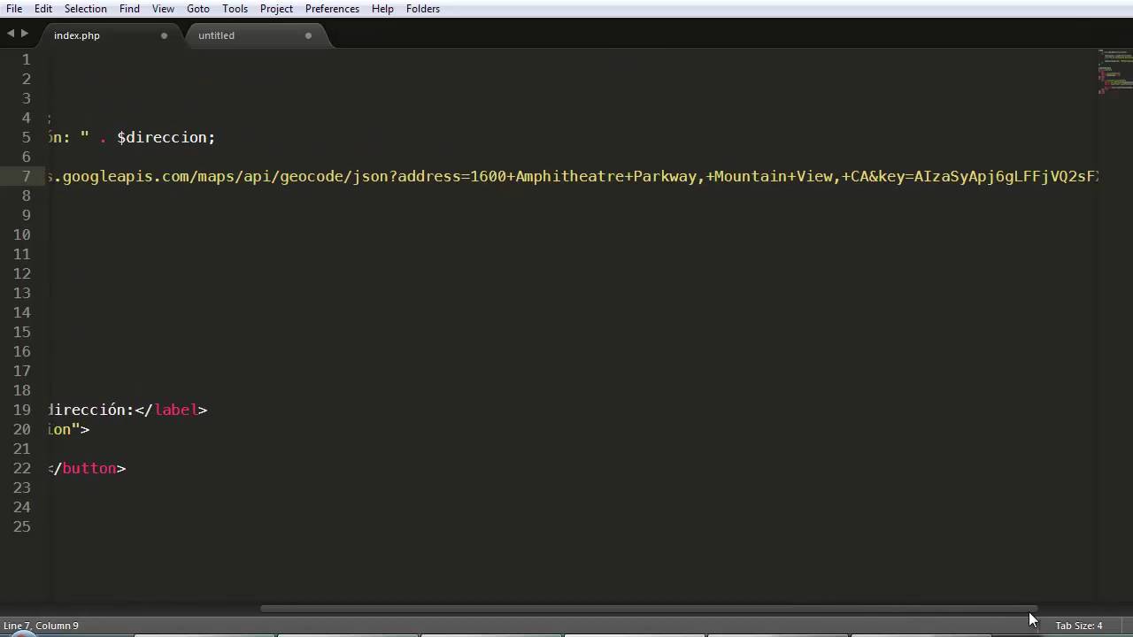Ejemplo Consumir Una Api Rest En Php Google Maps Geocoding Youtube