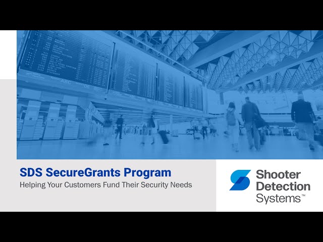 Webinars Shooter Detection Systems Sds