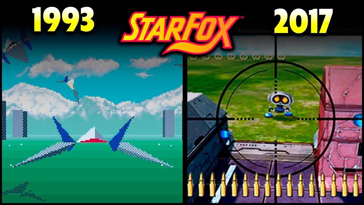 Evolution Of Star Fox Games 1993 2017 9 Games Youtube