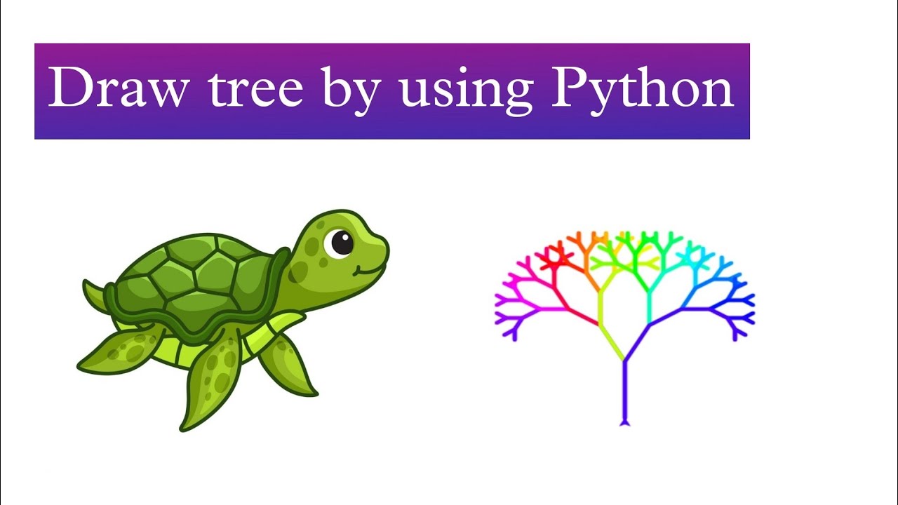 Draw Tree By Using Python Turtle Graphics Design Turtle Graphics