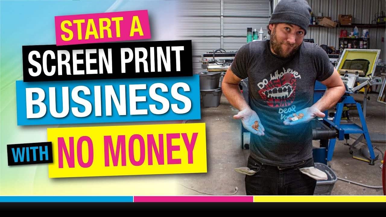 How To Start A Screen Print Business With No Money T Shirt Side