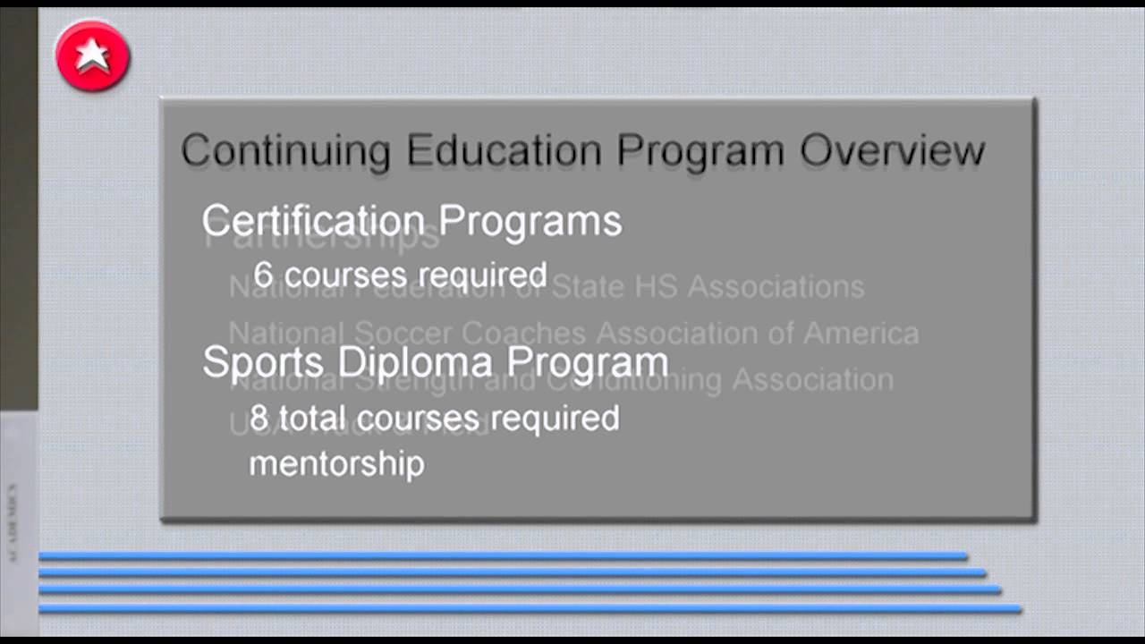 Continuing Education Program Overview Ussa Youtube