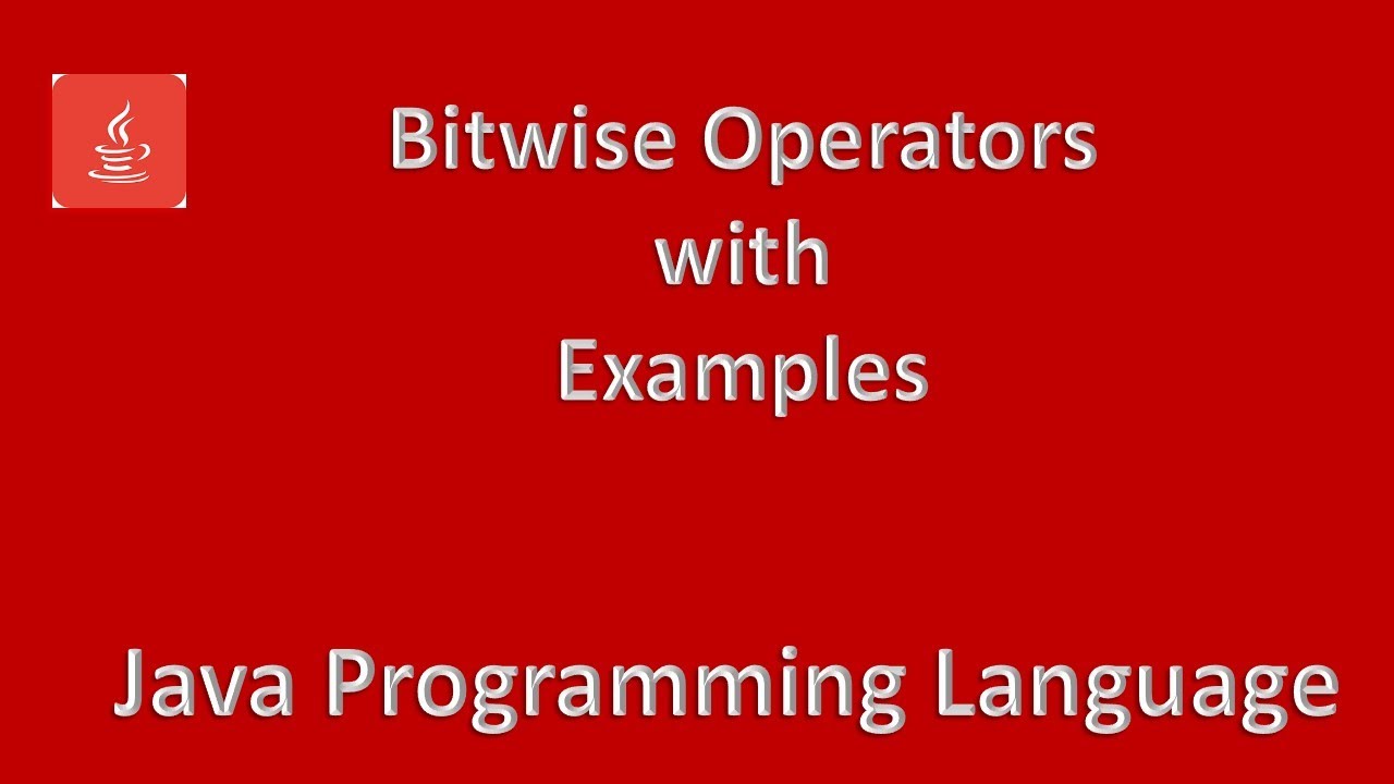 Bitwise Operators Example Youtube